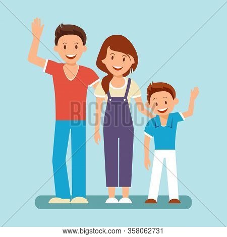 Married Couple Child Vector & Photo (Free Trial) | Bigstock