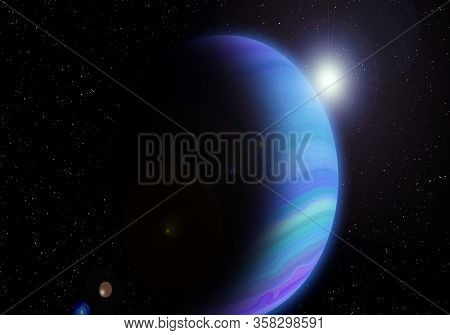 Planet Neptune Half Image & Photo (Free Trial) | Bigstock