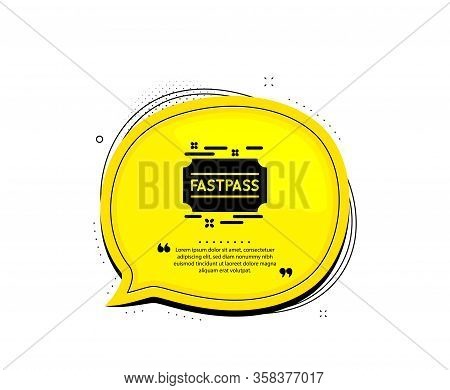 Fastpass Icon. Quote Vector & Photo (Free Trial) | Bigstock