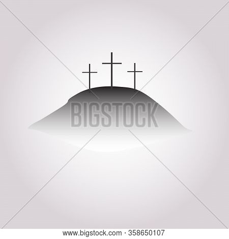 Gray Calvary Icon Vector & Photo (Free Trial) | Bigstock