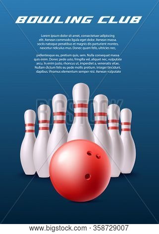 Bowling Club Banner Vector & Photo (Free Trial) | Bigstock