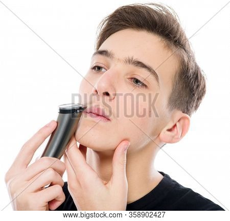 Teenage Boy Shaving Image & Photo (Free Trial) | Bigstock