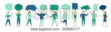 People Group Chat. Vector & Photo (Free Trial) | Bigstock