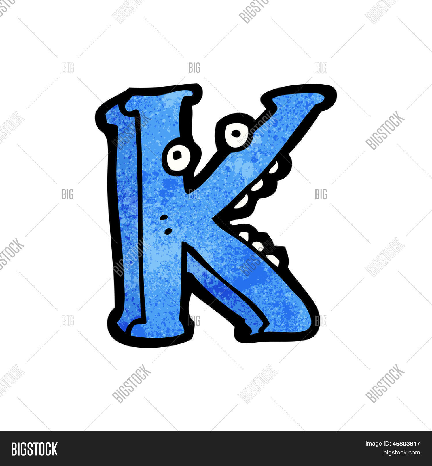 Cartoon Letter K Image & Photo (Free Trial) | Bigstock
