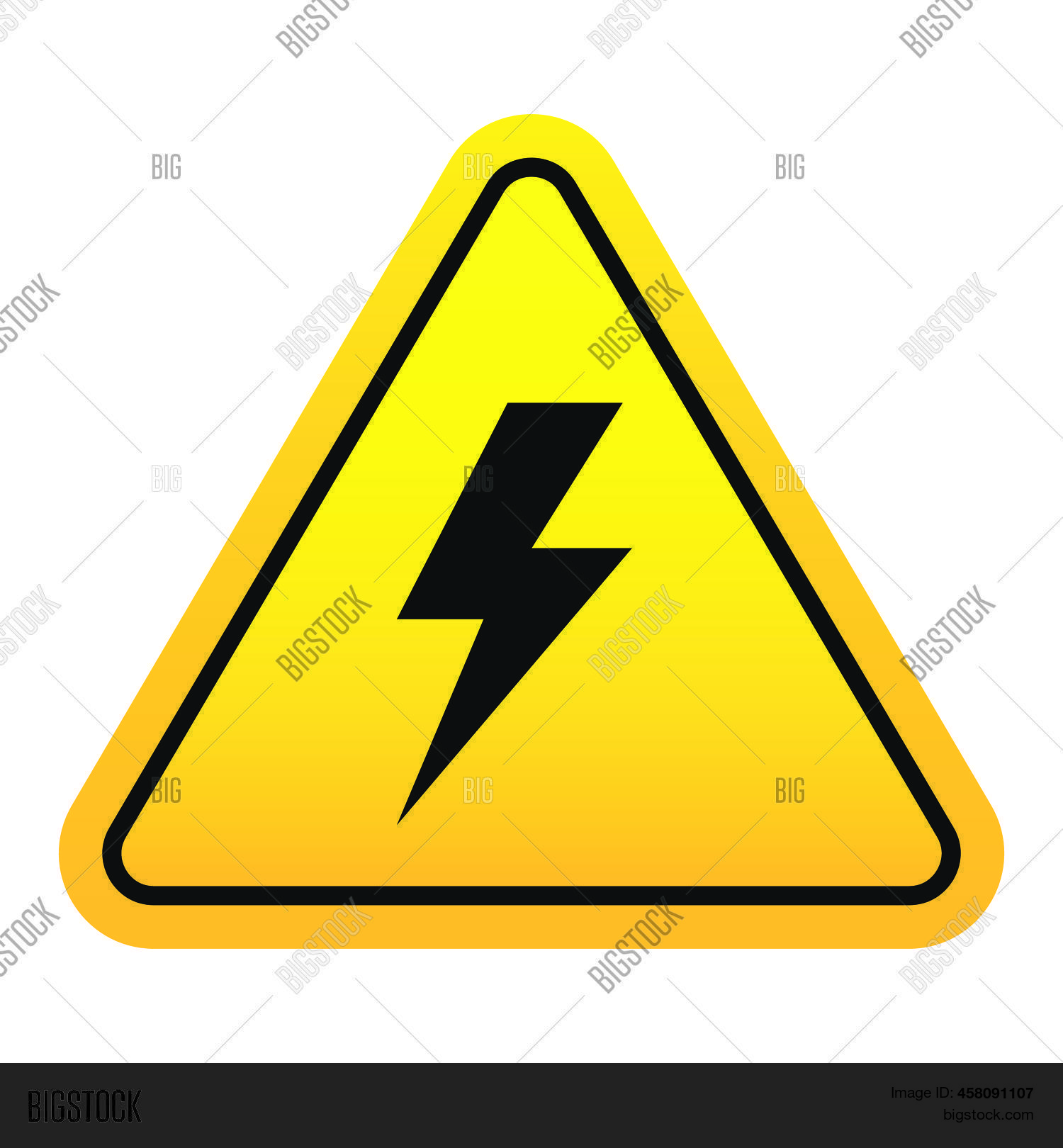 Electric Shock Hazard Vector & Photo (Free Trial) | Bigstock
