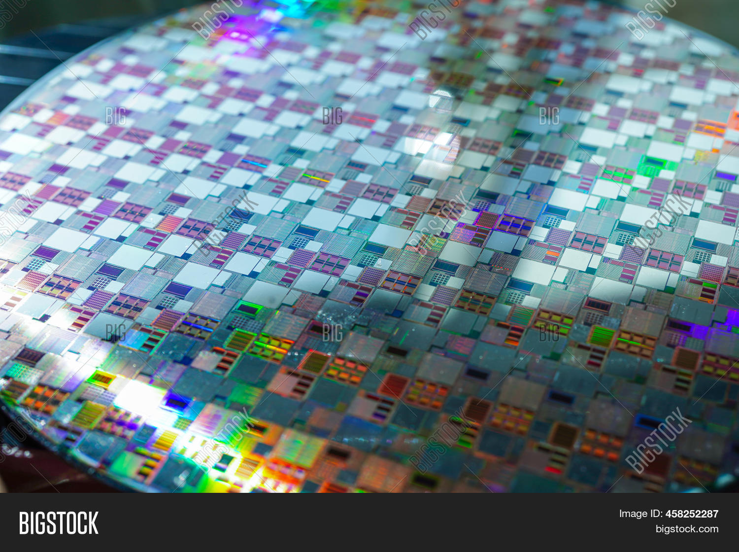 Silicon Wafer Image & Photo (Free Trial) | Bigstock