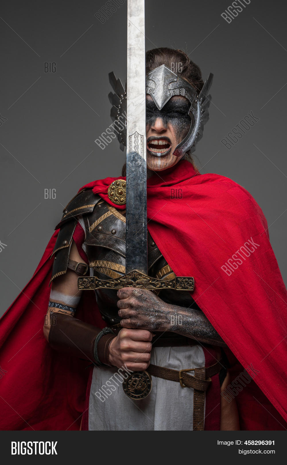 Angry Female Warrior Image & Photo (Free Trial) | Bigstock