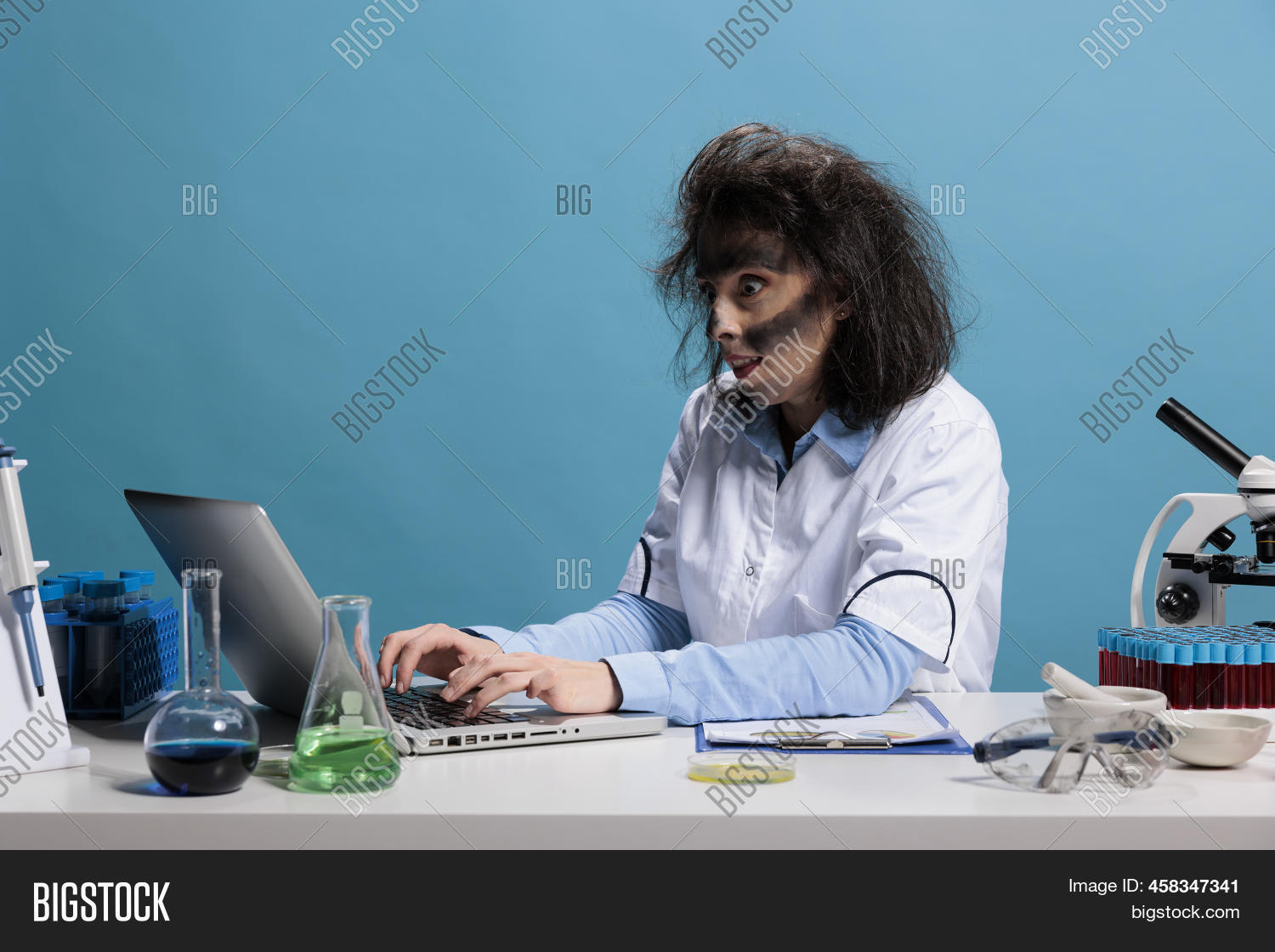 Maniac Goofy Scientist Image & Photo (Free Trial) | Bigstock