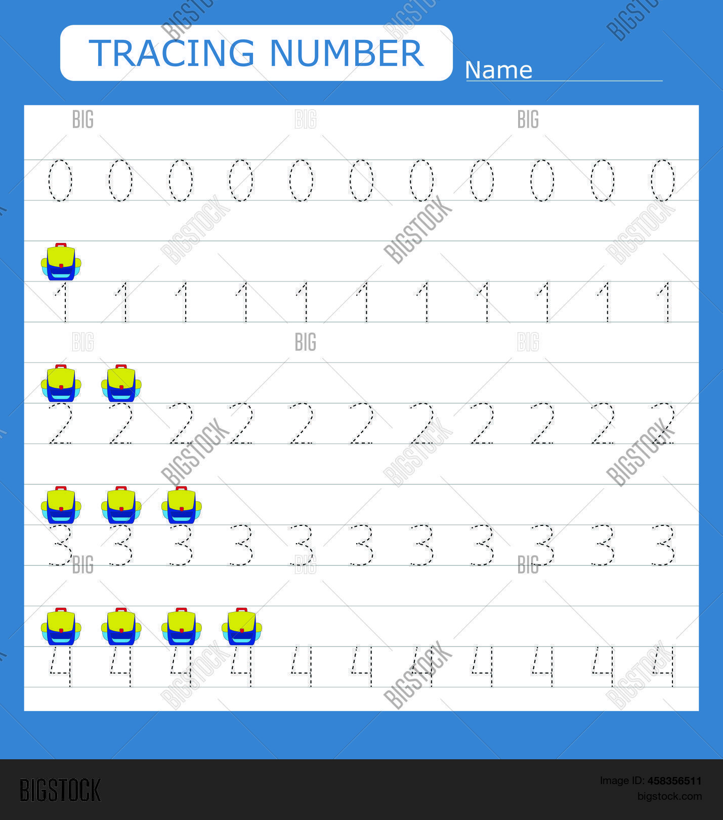 Numbers Kids. Vector & Photo (Free Trial) | Bigstock