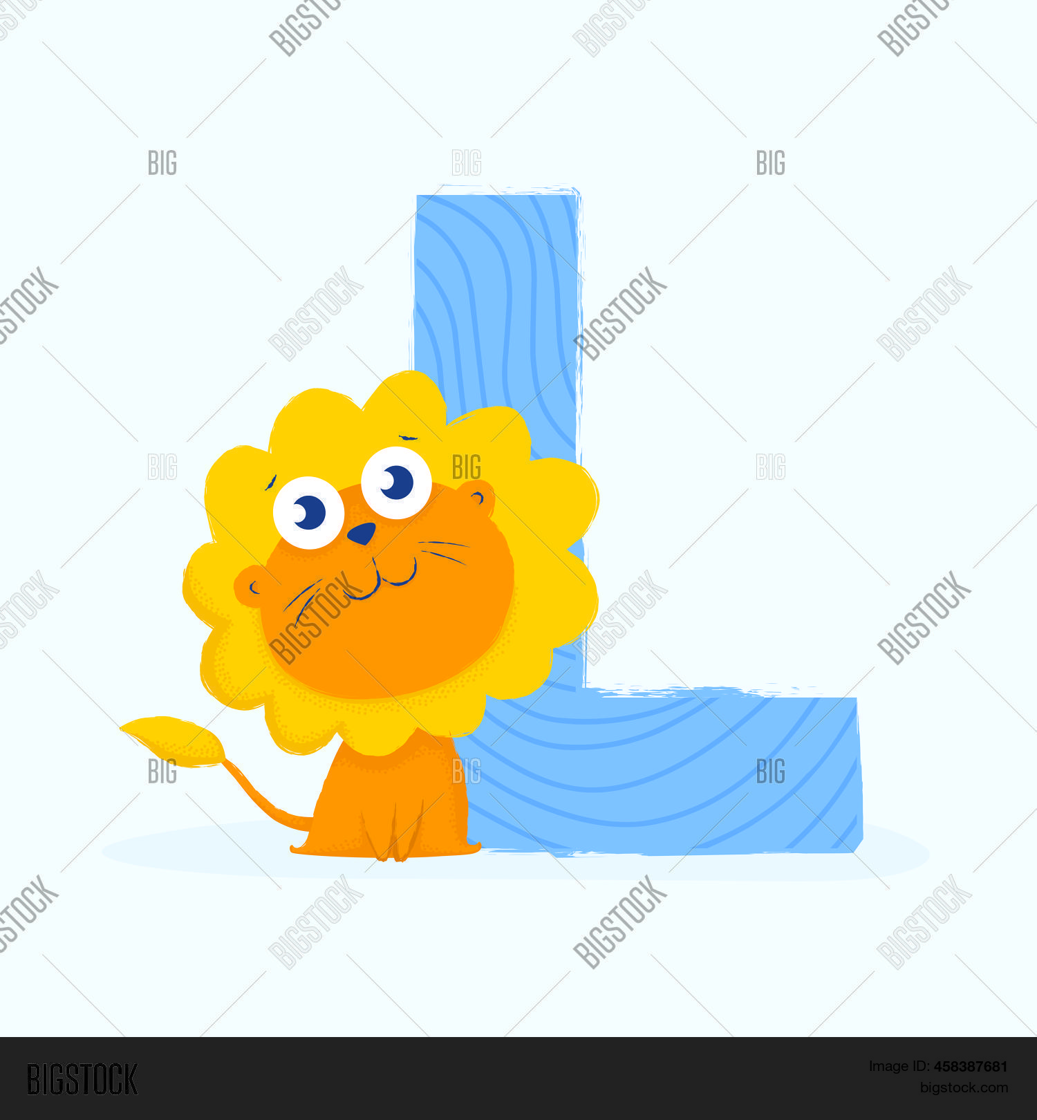 Cartoon Letter Vector & Photo (Free Trial) | Bigstock