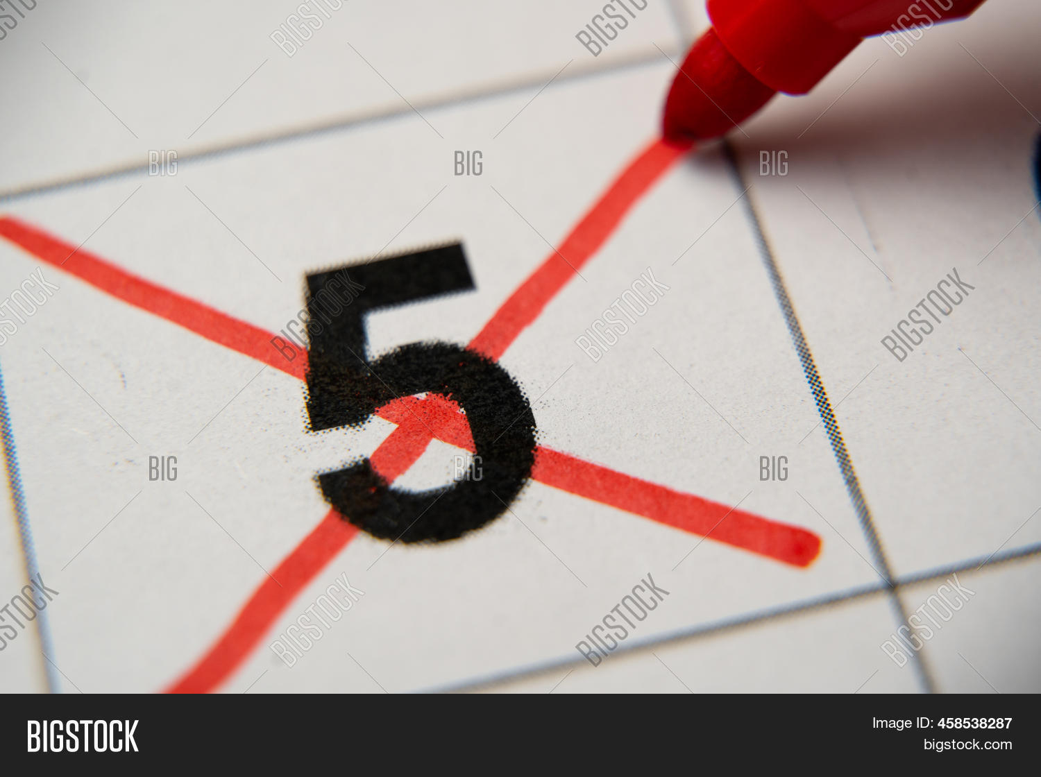 5st Number Calendar Image & Photo (Free Trial) | Bigstock