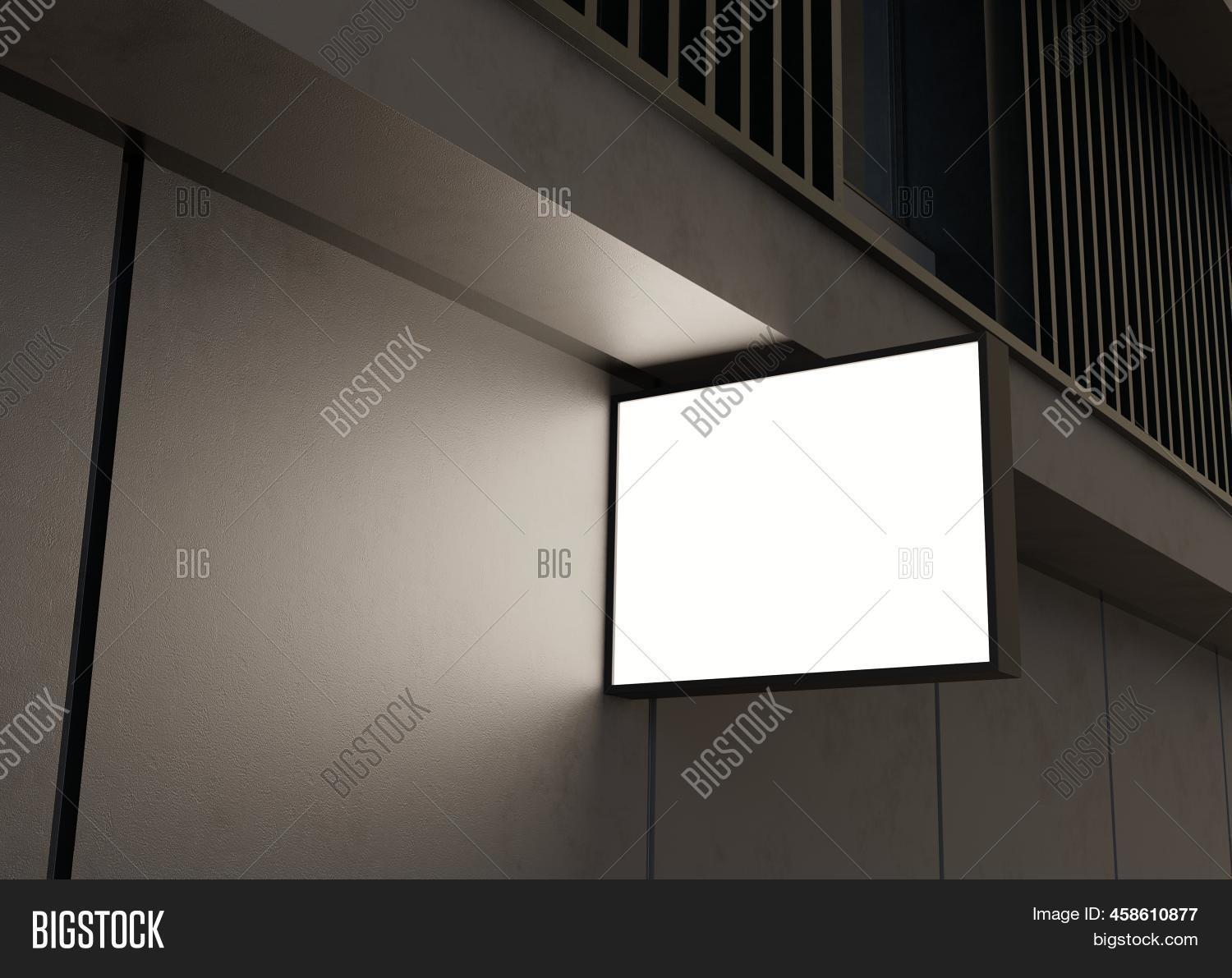 Blank Signboard Mock Image & Photo (Free Trial) | Bigstock