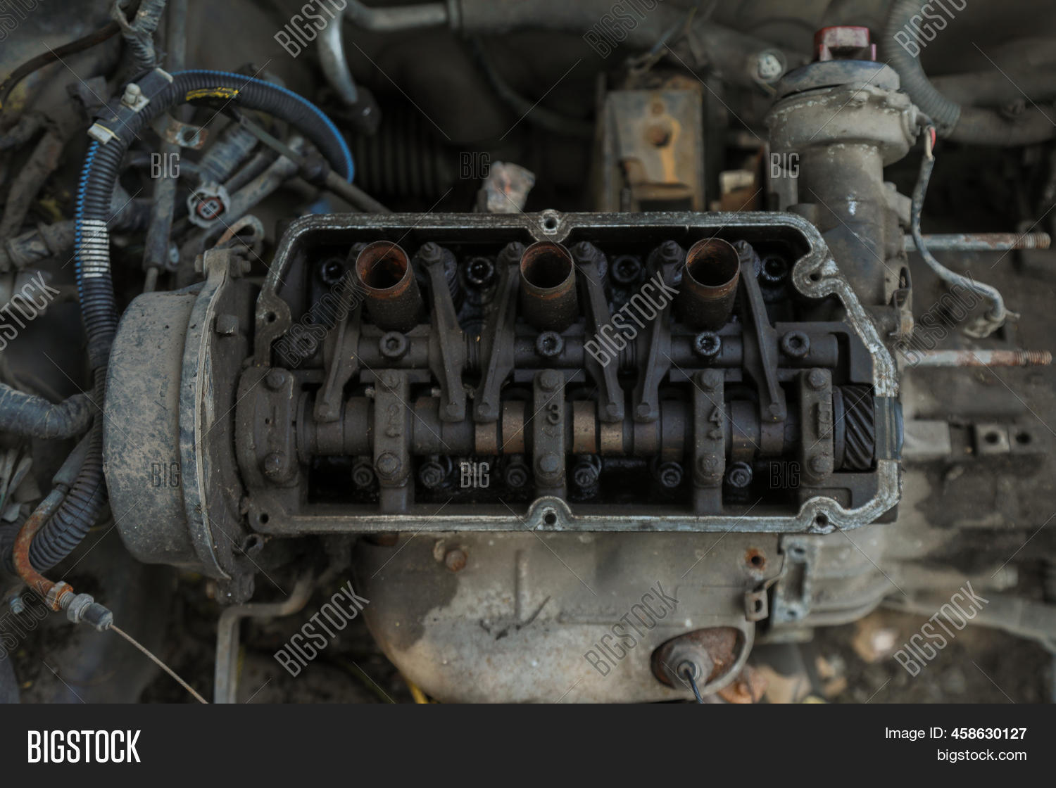 Opened Car Engine Image & Photo (Free Trial) | Bigstock