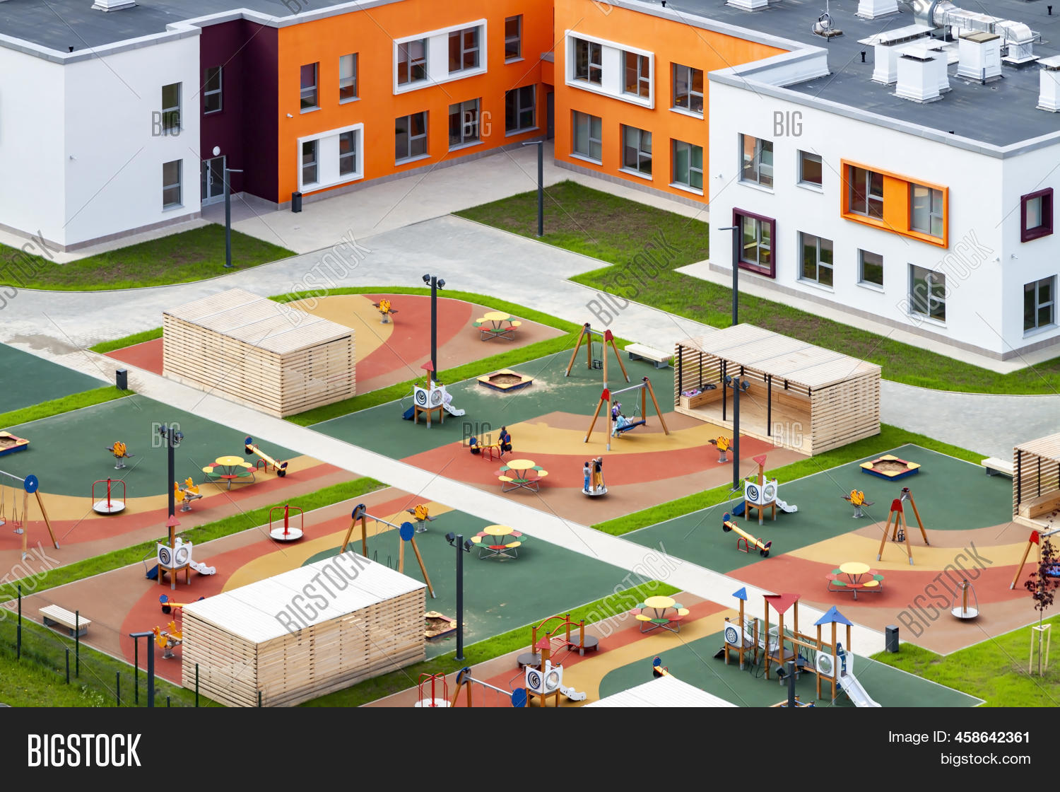 Top View Kindergarten Image & Photo (Free Trial) | Bigstock
