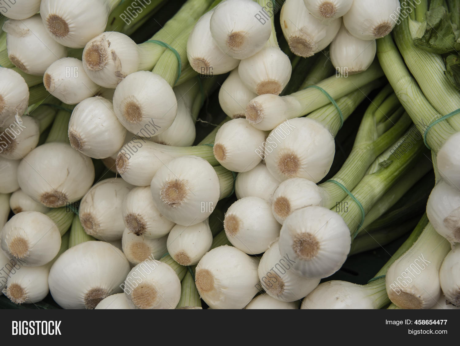 Heap Scallions Market Image & Photo (Free Trial) | Bigstock
