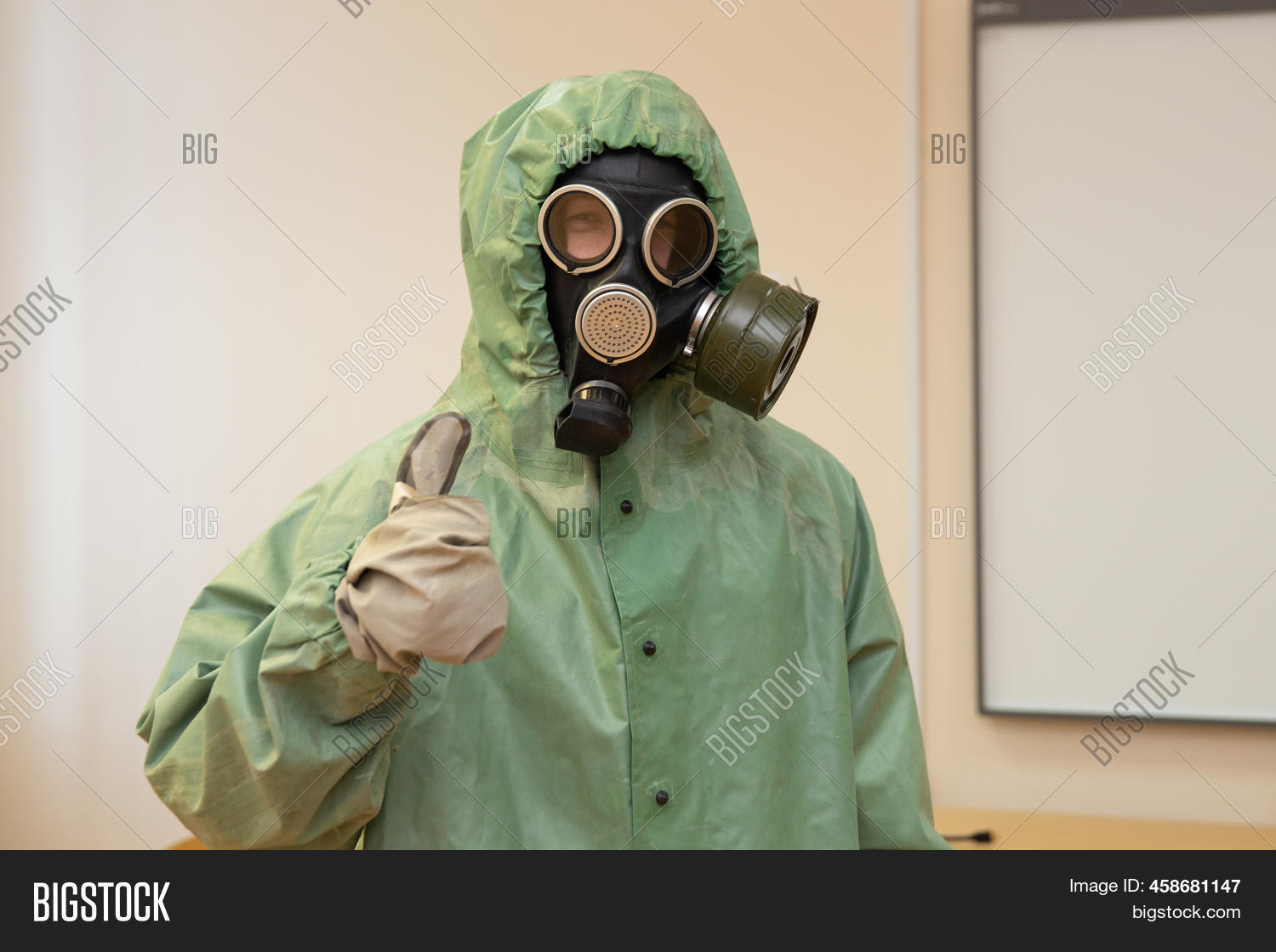 Man Green Hazmat Suit Image & Photo (Free Trial) | Bigstock