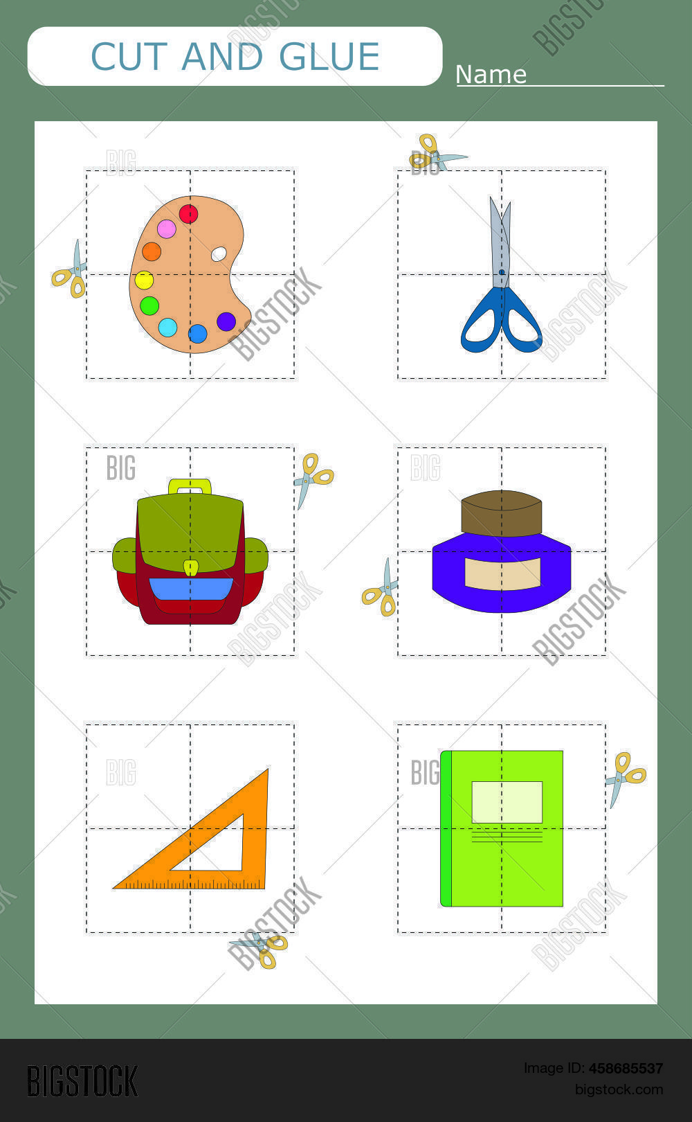 Paper Game Vector & Photo (Free Trial) | Bigstock