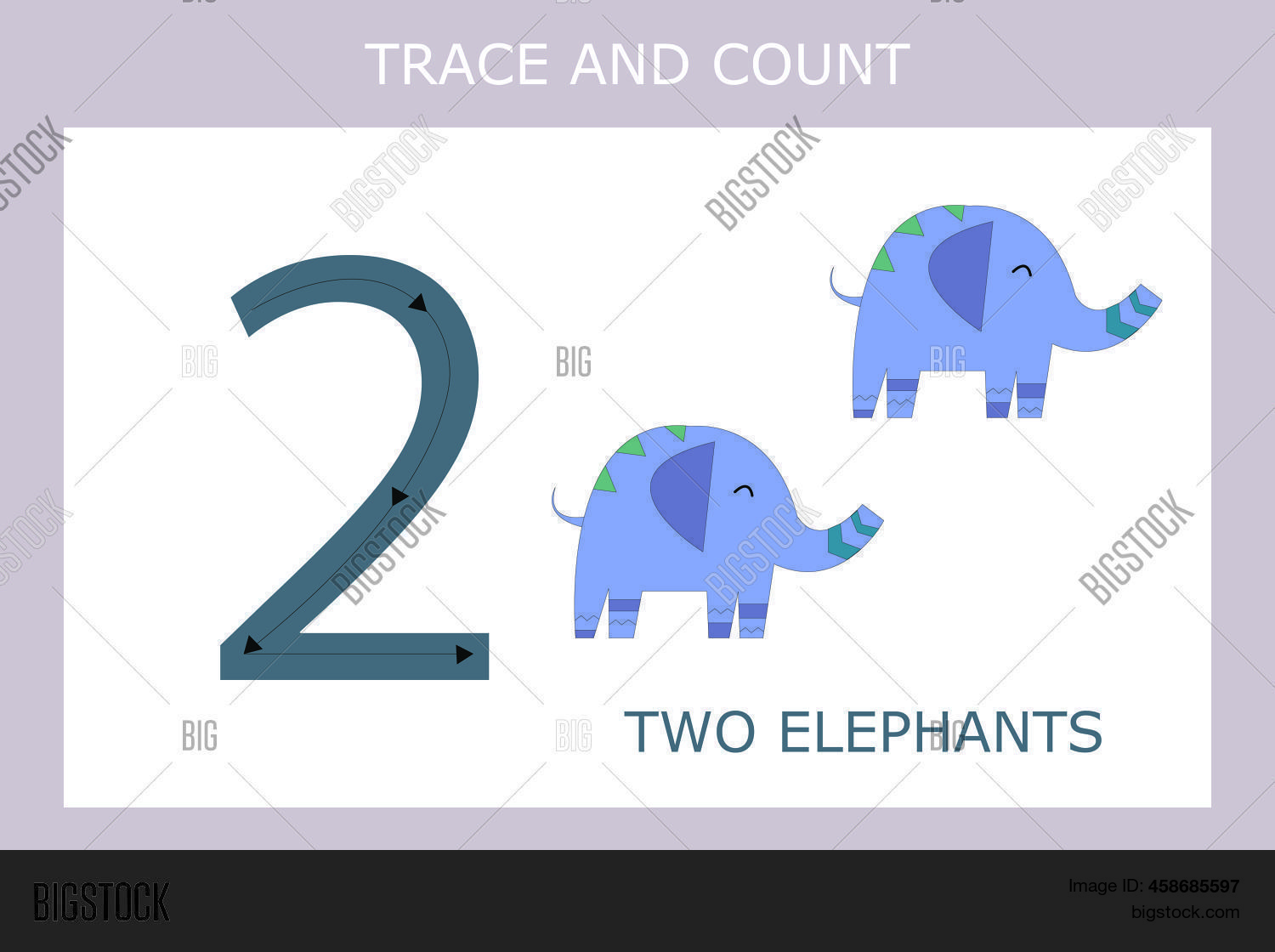 Number Two Stroke Vector & Photo (Free Trial) | Bigstock