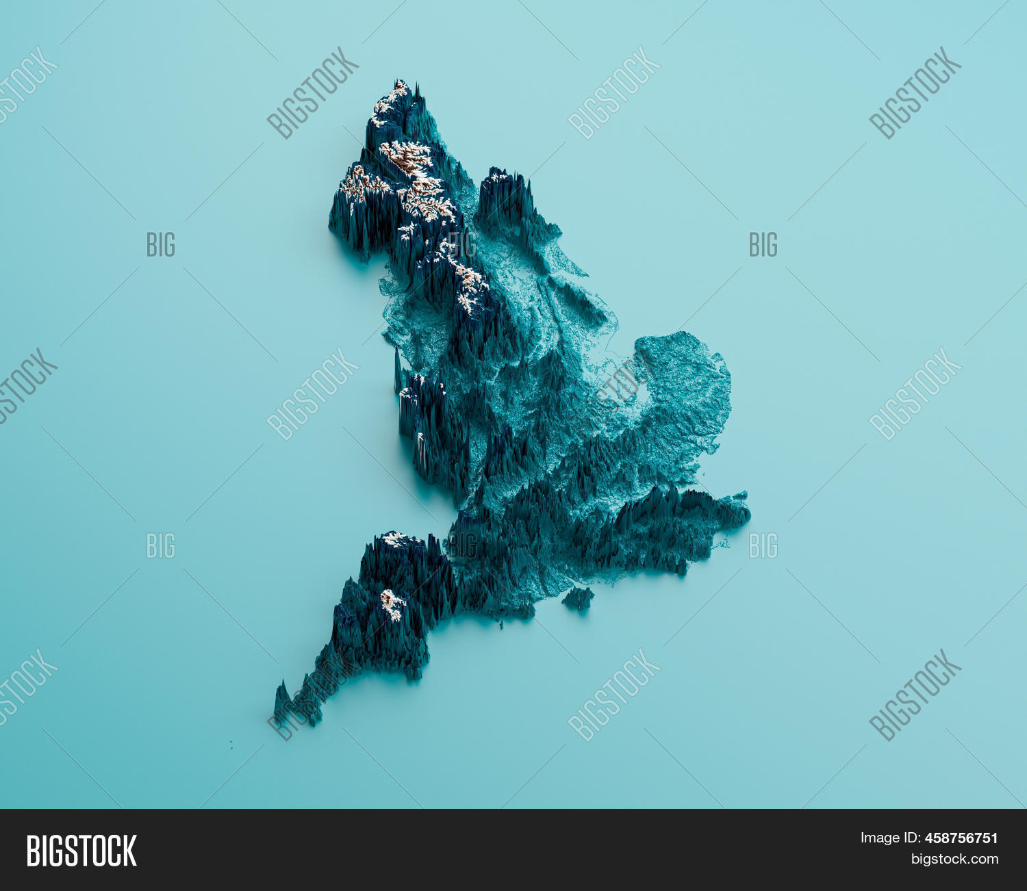 Topographic England Image & Photo (Free Trial) | Bigstock