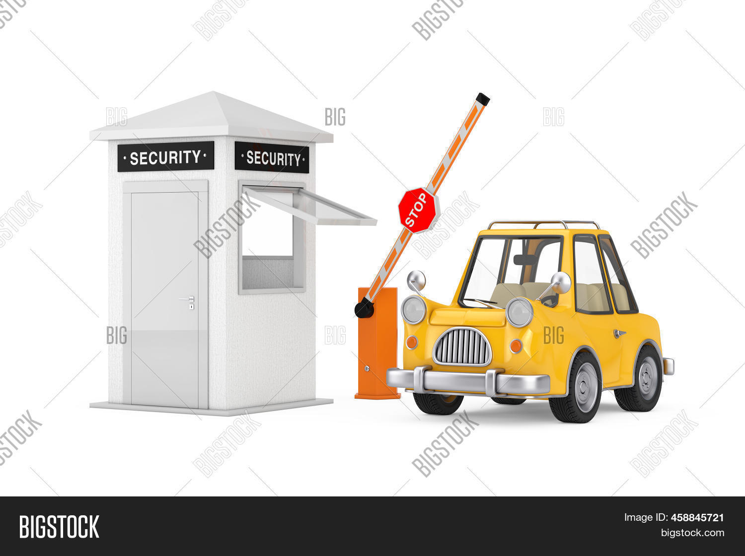 Yellow Cartoon Car Image & Photo (Free Trial) | Bigstock