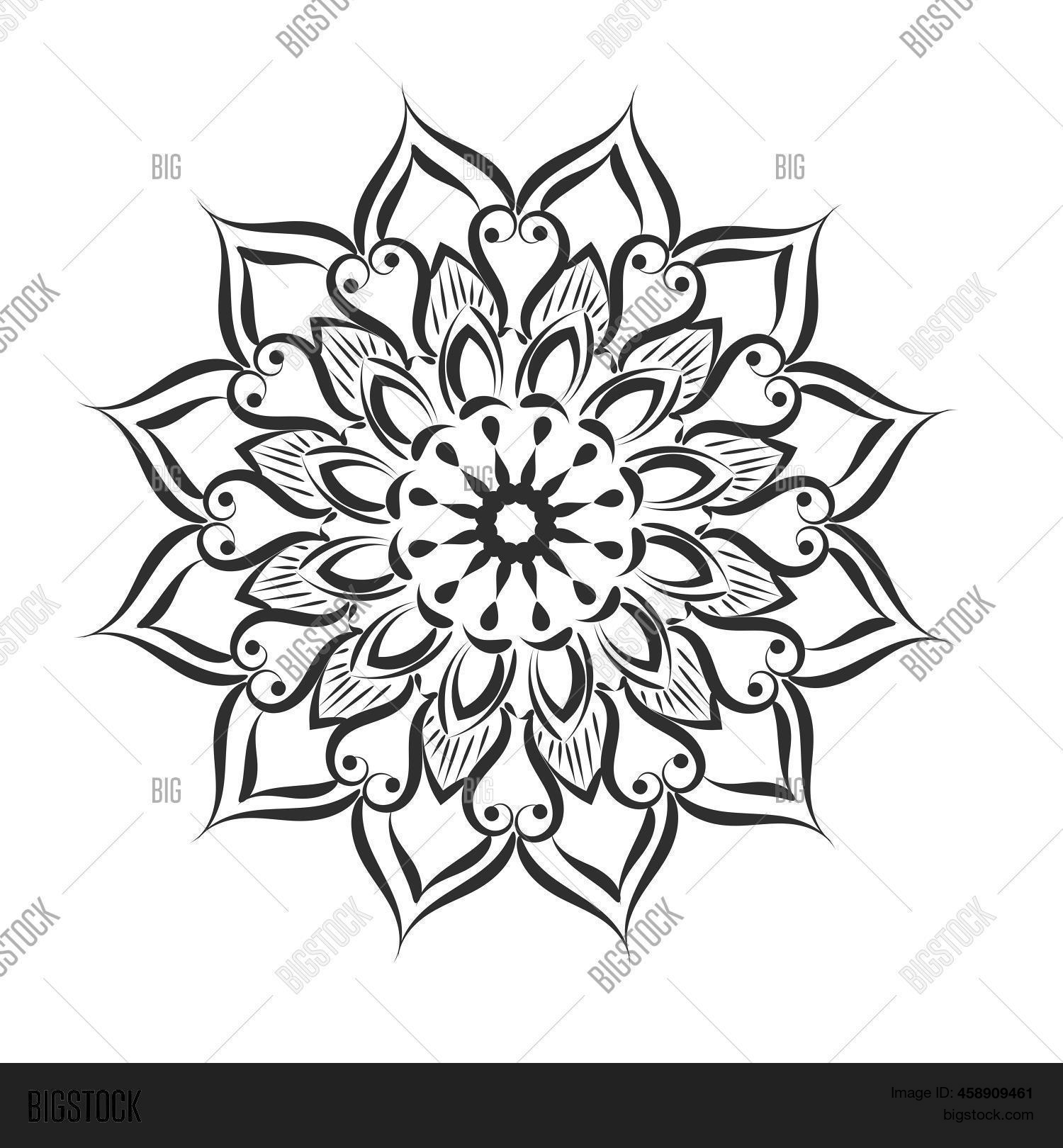 Mandala Art Design Vector & Photo (Free Trial) | Bigstock
