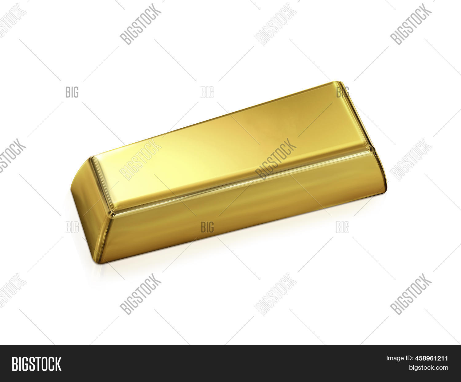 Gold Bars On White Image & Photo (Free Trial) | Bigstock