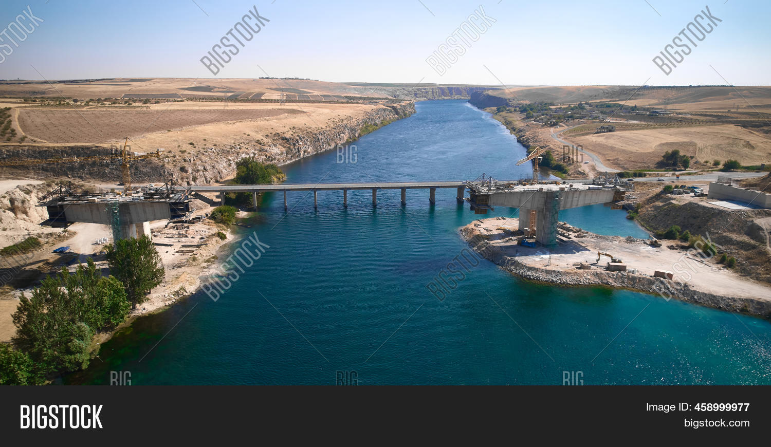 Aerial View Bridge Image & Photo (Free Trial) | Bigstock