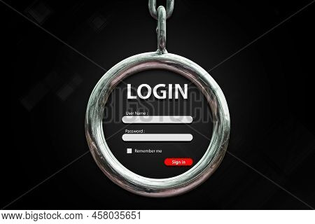 3d Rendering Login Image & Photo (Free Trial) | Bigstock