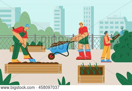People Gardening Vector & Photo (Free Trial) | Bigstock