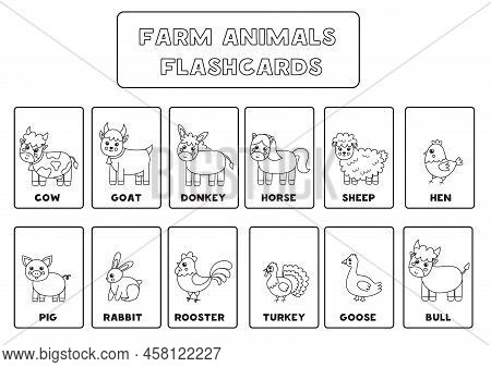 Black White Farm Vector & Photo (Free Trial) | Bigstock
