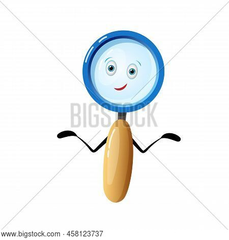 Funny Loupe Character Vector & Photo (Free Trial) | Bigstock