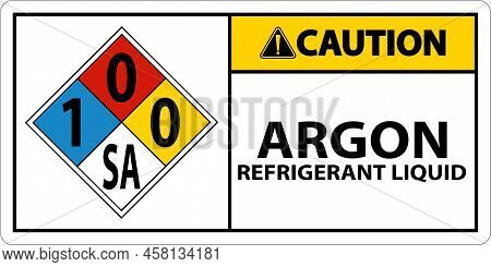 Nfpa Caution Argon Vector & Photo (Free Trial) | Bigstock