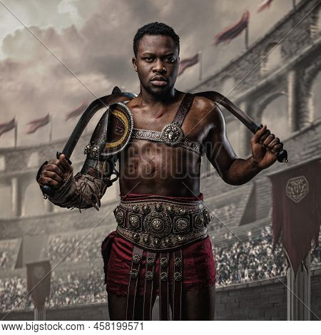 African Gladiator Two Image & Photo (Free Trial) | Bigstock