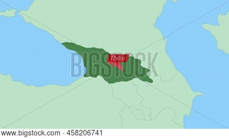 Map Georgia Pin Vector & Photo (Free Trial) | Bigstock