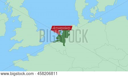Map Netherlands Pin Vector & Photo (Free Trial) | Bigstock