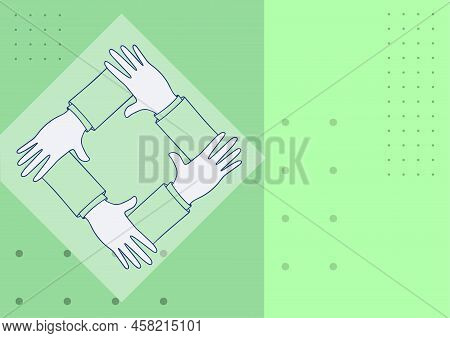Four Hands Drawing Vector & Photo (Free Trial) | Bigstock