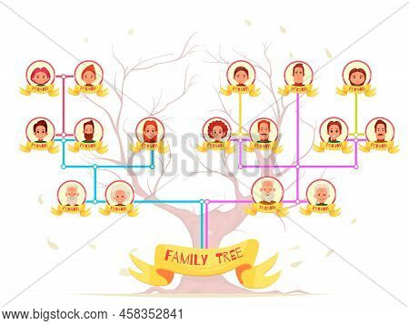 Family Genealogy Vector & Photo (Free Trial) | Bigstock