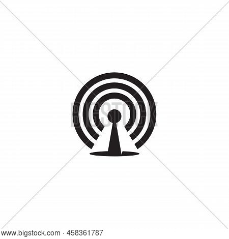 Signal Wave Icon Logo Vector & Photo (Free Trial) | Bigstock
