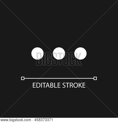 Three Horizontal Dots Vector & Photo (Free Trial) | Bigstock