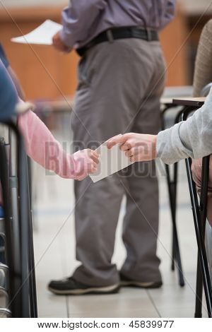 Students Passing Note Image & Photo (Free Trial) | Bigstock