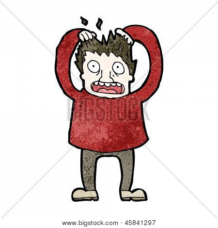 Cartoon Man Tearing Image & Photo (Free Trial) | Bigstock