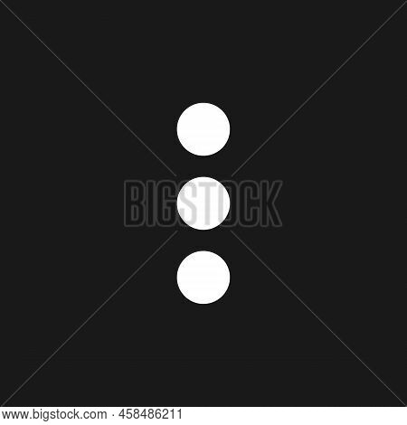 Three Vertical Dots Vector & Photo (Free Trial) | Bigstock