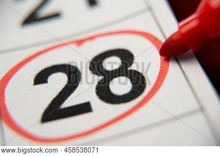 Calendar 28th Day Image & Photo (Free Trial) | Bigstock