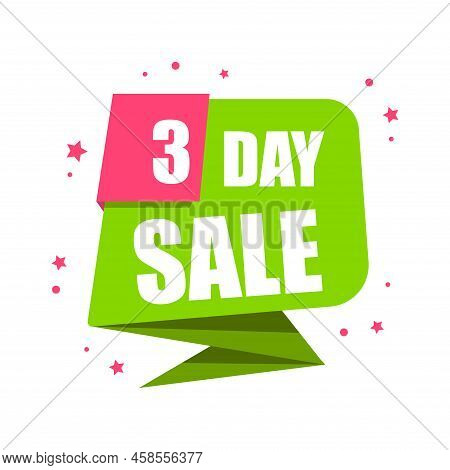 Badge 3 Day Sale, Vector & Photo (Free Trial) | Bigstock