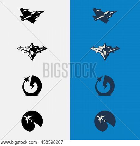 Jet Plane Logo Design Vector & Photo (Free Trial) | Bigstock