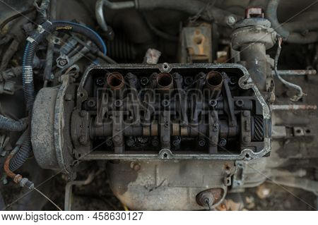 Opened Car Engine Image & Photo (Free Trial) | Bigstock