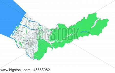 Taichung Vector Map. Vector & Photo (Free Trial) | Bigstock