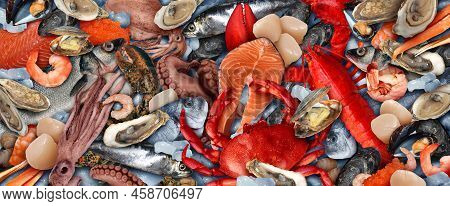 Seafood Background Image & Photo (Free Trial) | Bigstock
