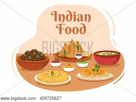 Indian Food Cartoon Vector & Photo (Free Trial) | Bigstock