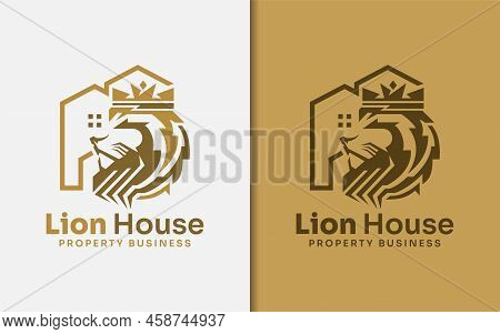 Lion House Logo Vector & Photo (Free Trial) | Bigstock